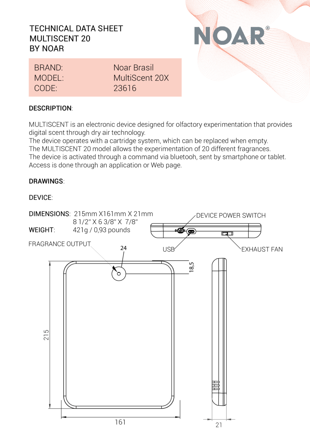 MultiScent 20 Health + Kit 20 cápsulas - Noar